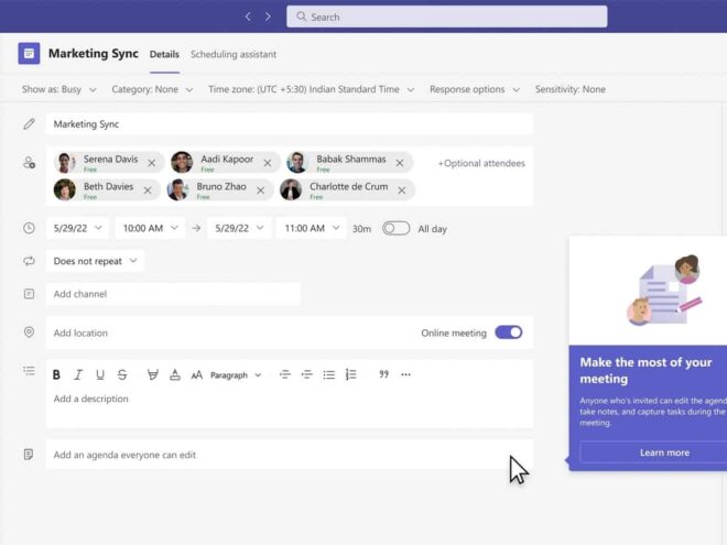 Microsoft Teams’ Collaborative notes feature now in public preview ...